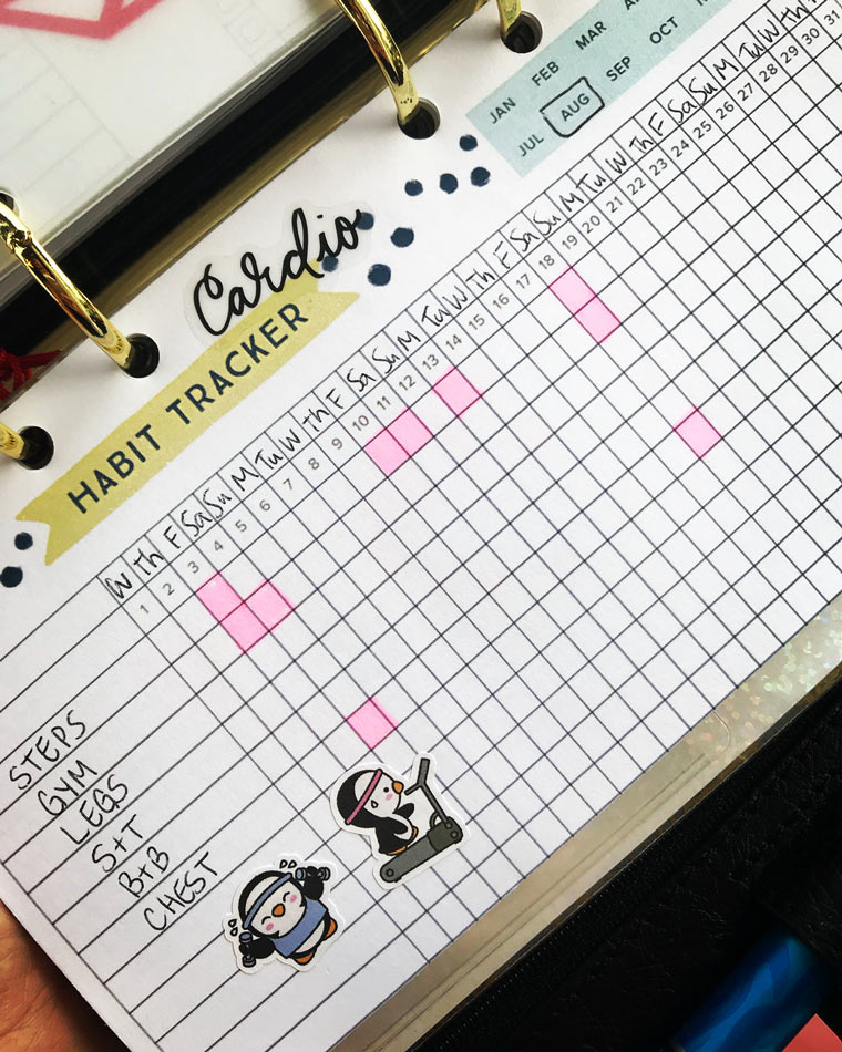 This Free Printable Habit Tracker will Help you Reach your Goals